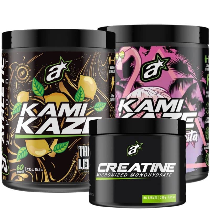 Kamikaze Twin Pack + FREE Creatine - Me Muscle Nutrition